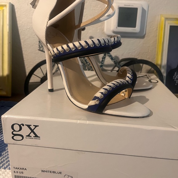 GX by Gwen Stefani | Shoes | Gx By Gwen Stefani White And Blue Takara ...